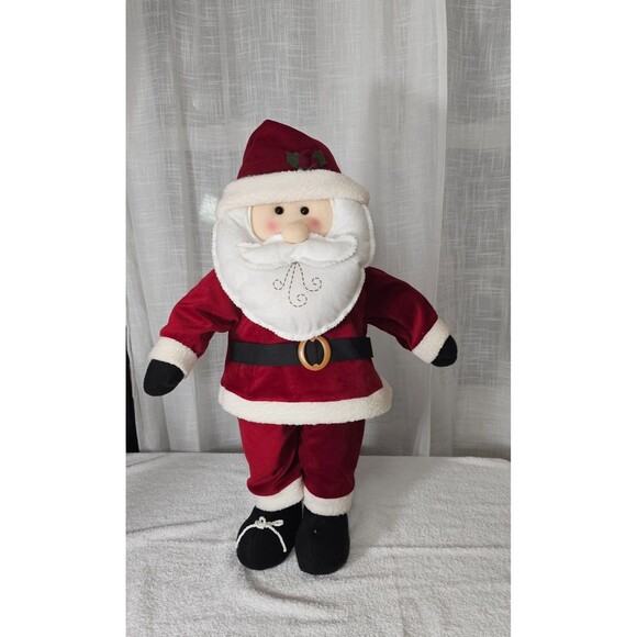 Prima | Holiday | Prima Creations 24 Standing Santa Claus Plush Doll ...